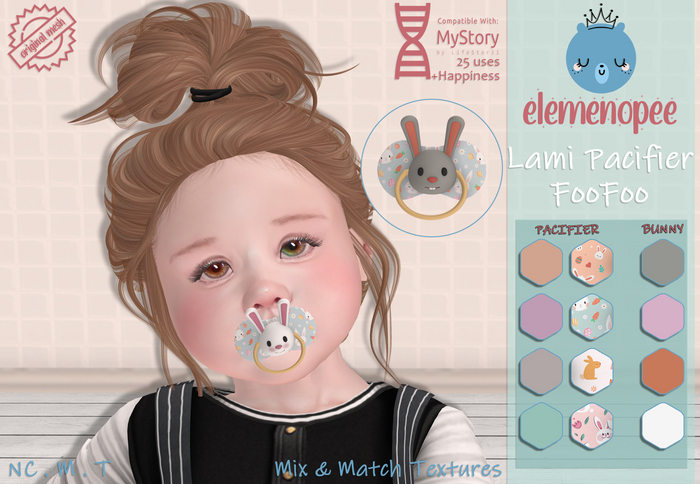 Second Life Marketplace Lmnop Lami Pacifier Foofoo